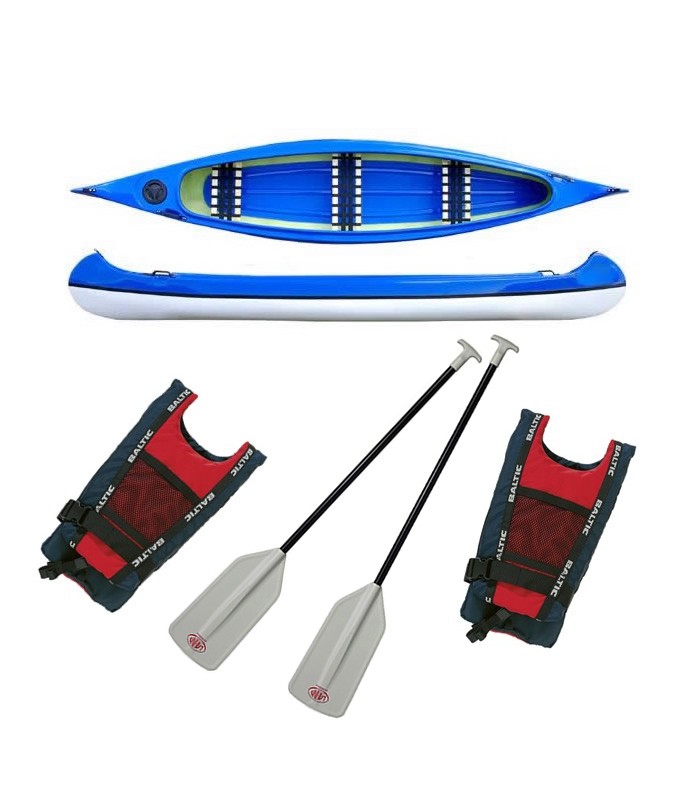 Kanot Freeline 466 paket Blå - Kanotbutiken